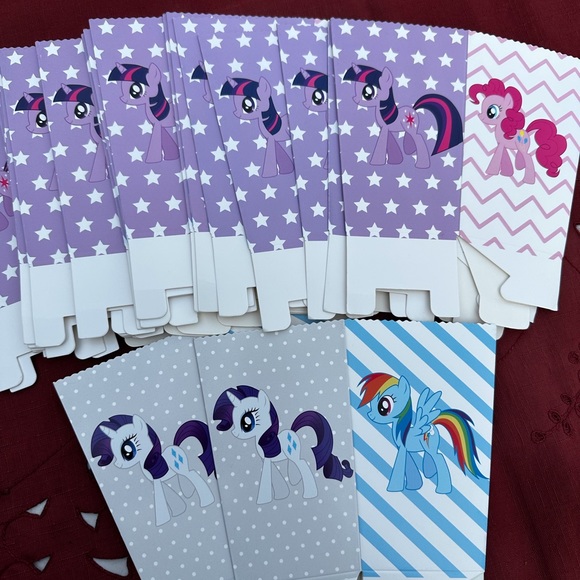 Party Supplies | My Little Pony Popcorn Treat Boxes | Poshmark